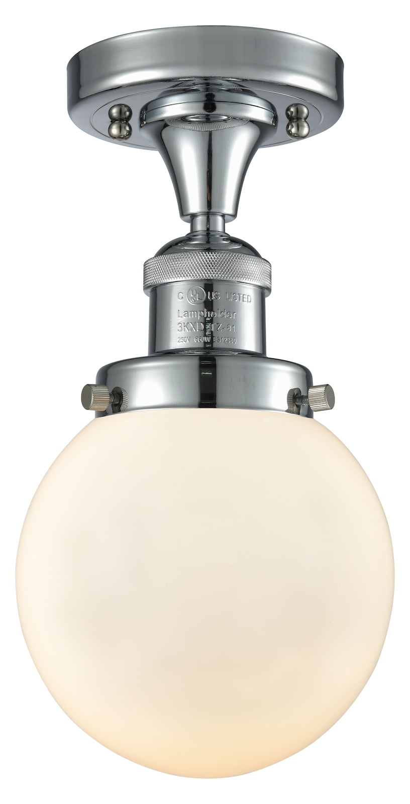 Innovations Lighting 517-1Ch-6 Beacon Beacon 1 Light 6" Wide Semi-Flush ...