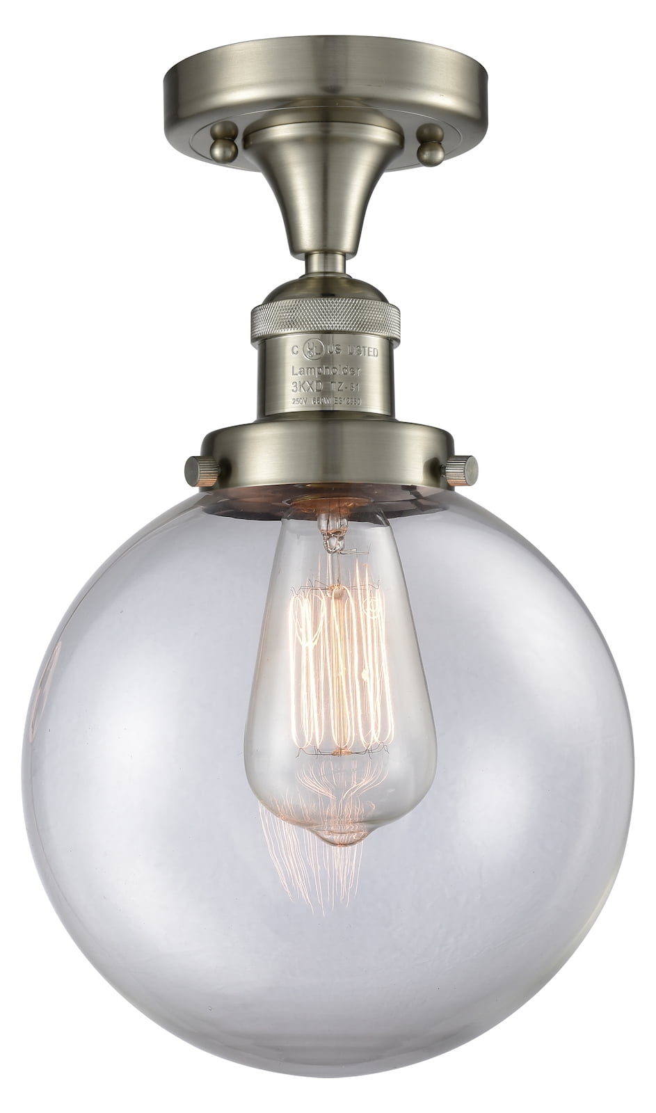 Innovations Lighting 517-1Ch-8 Beacon Beacon 1 Light 8" Wide Semi-Flush ...