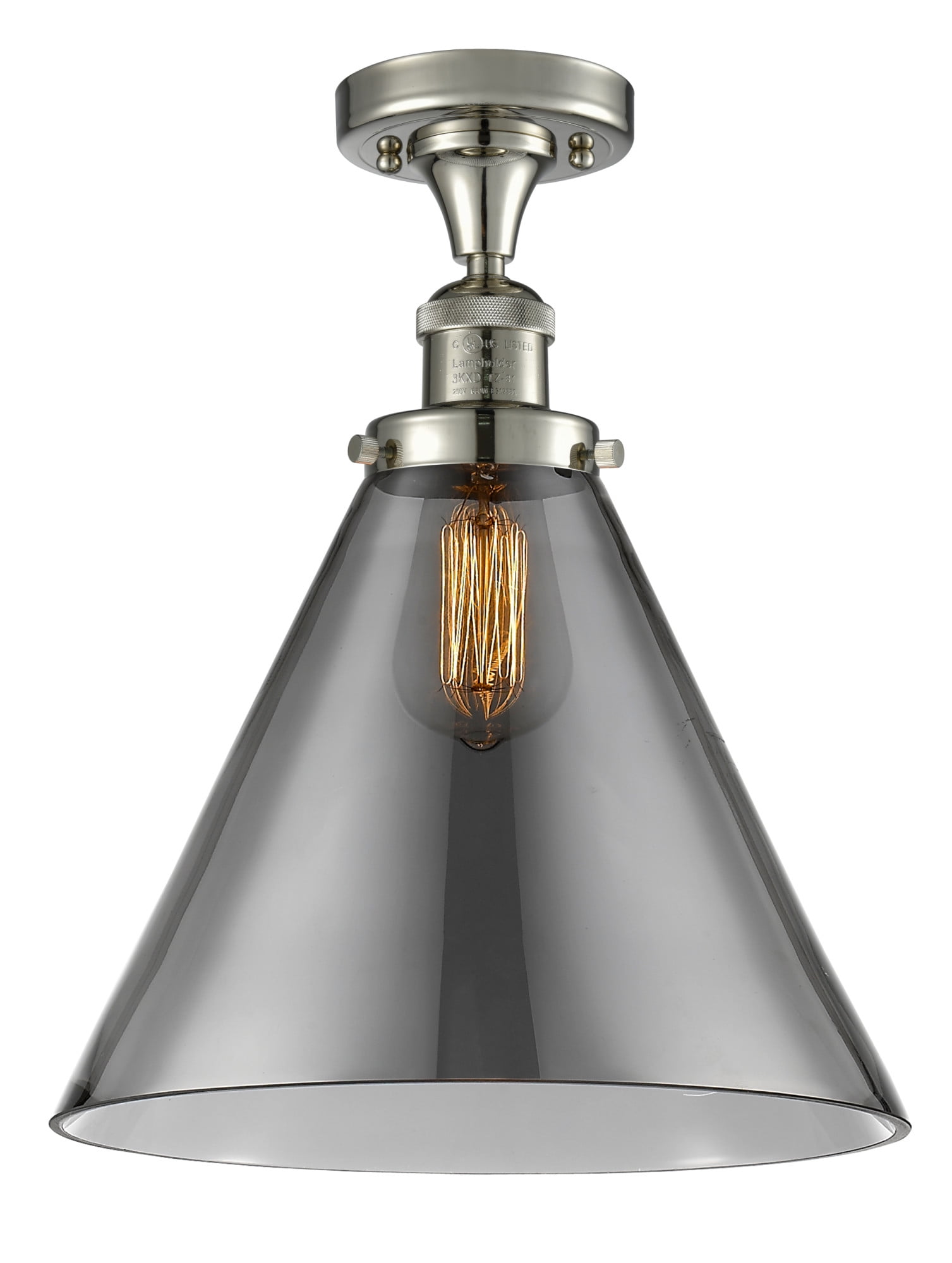 Innovations Lighting 517 X-Large Cone X-Large Cone 12" Wide Semi-Flush ...