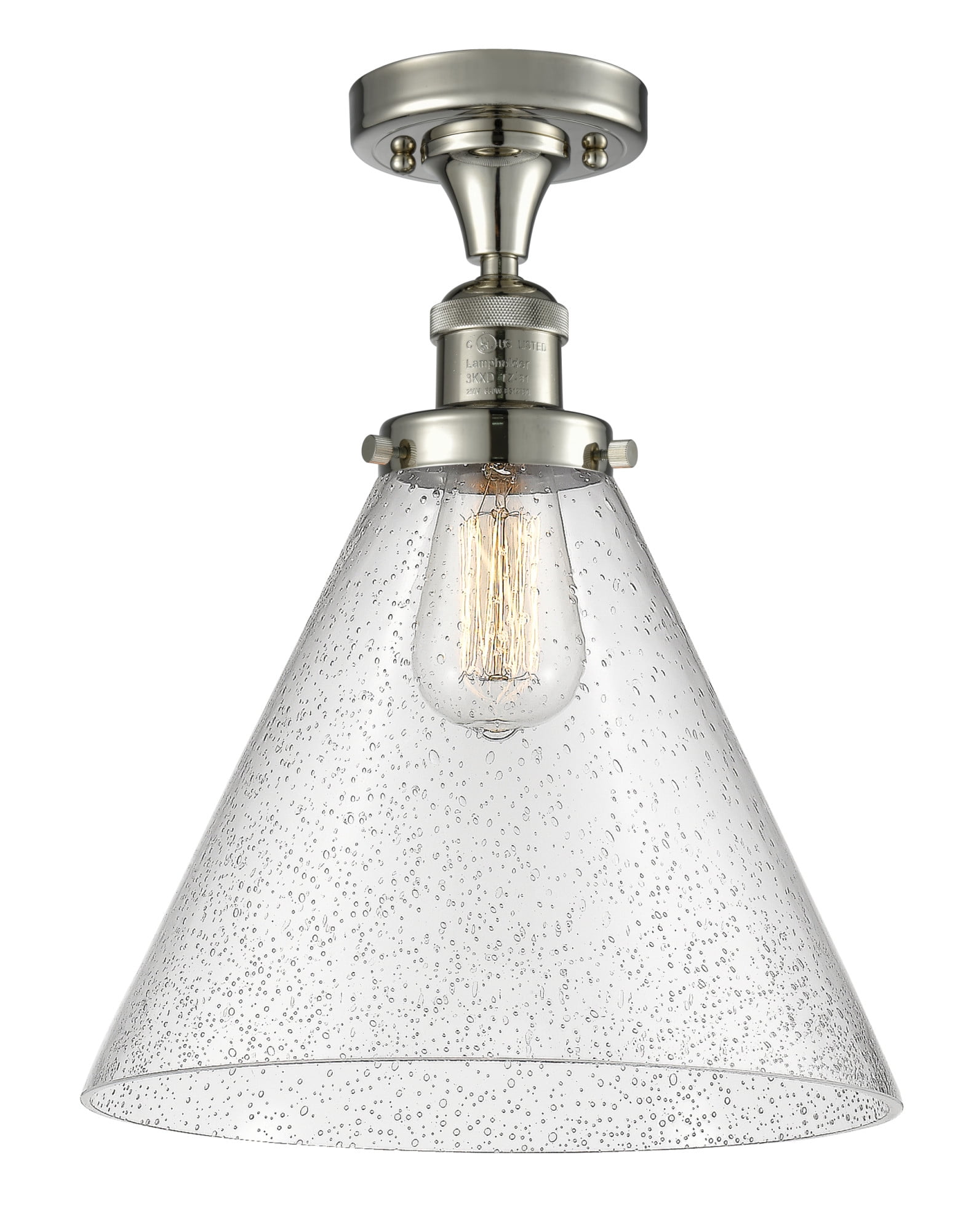 Innovations Lighting 517 X-Large Cone X-Large Cone 12" Wide Semi-Flush ...
