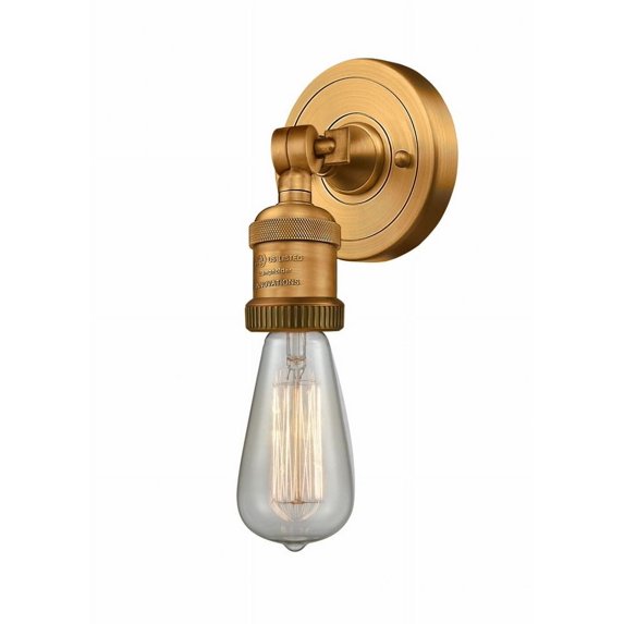 Innovations Lighting - Bare Bulb - 1 Light Wall Sconce In Traditional ...