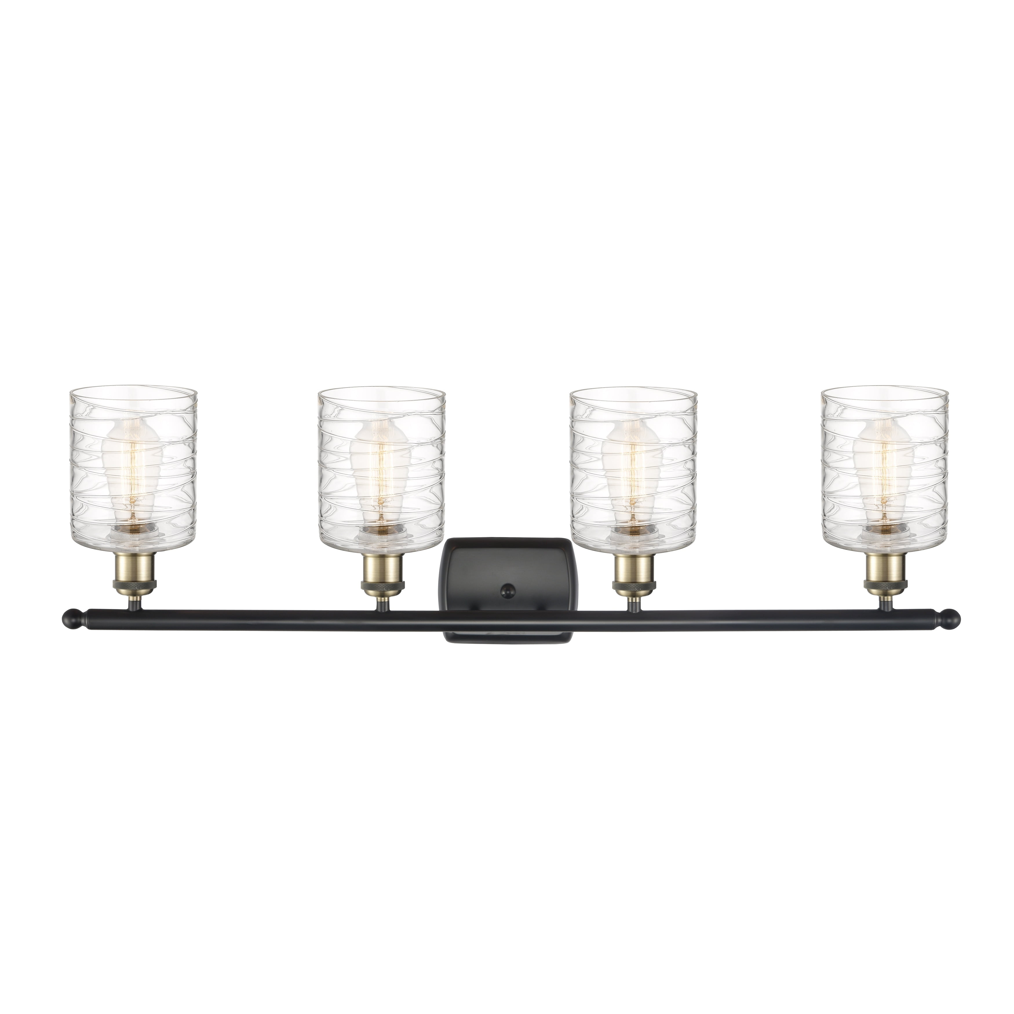 Innovations Lighting - Cobbleskill - 4 Light Bath Vanity In Art Nouveau ...