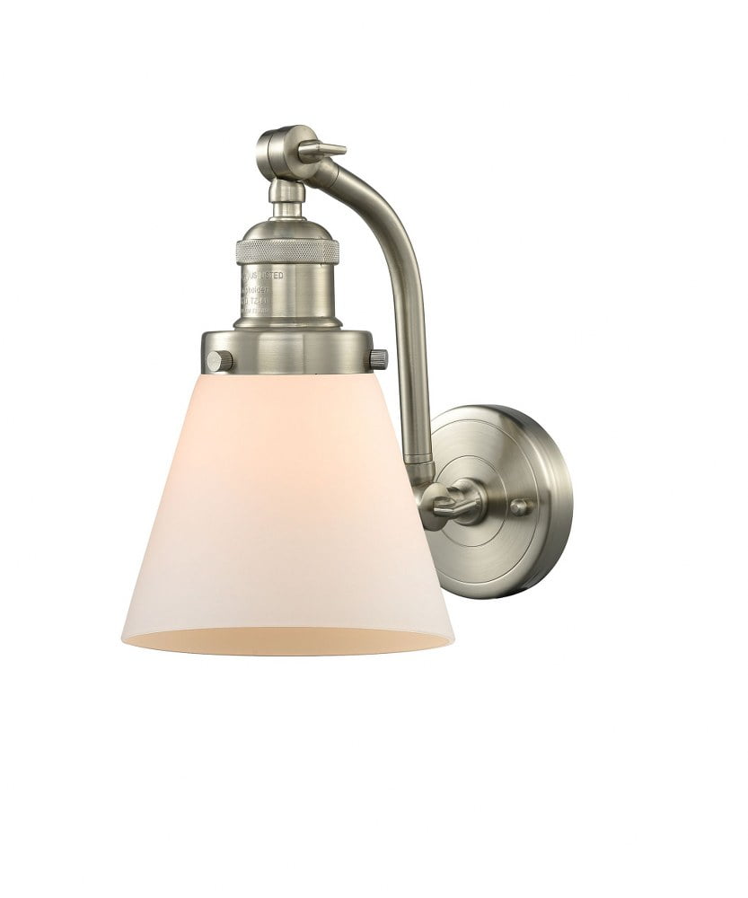 Innovations Lighting - Cone - 1 Light Wall Sconce In Industrial Style ...