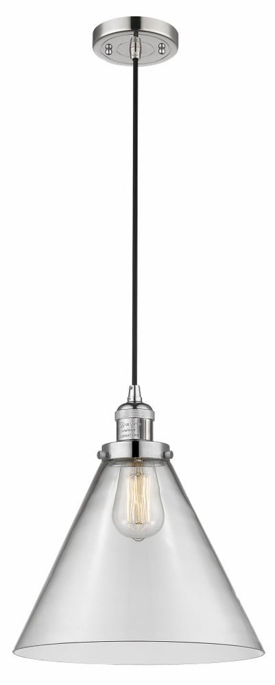 Innovations Lighting Franklin Restoration Cone - 1 Light 12" Cord Hung ...