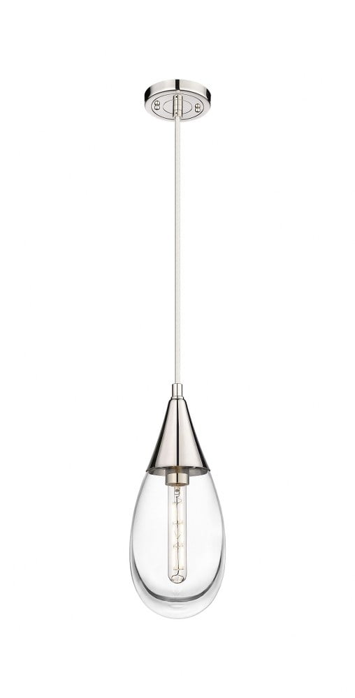 Innovations Lighting Malone - 1 Light 6" Cord Hung Pendant Clear ...