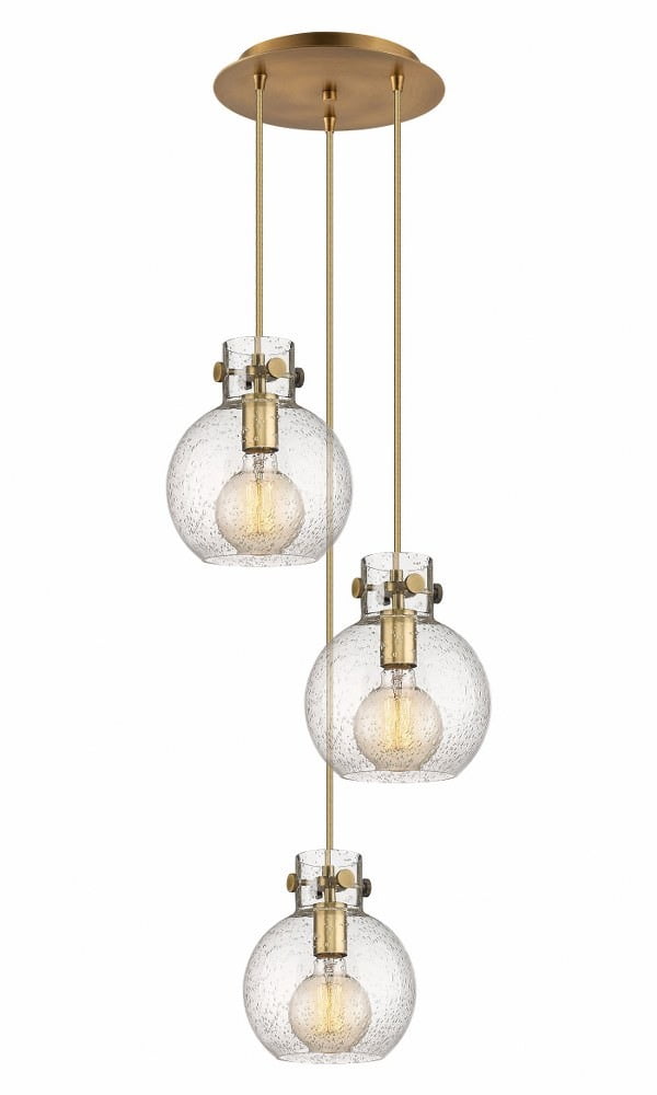 Innovations Lighting Newton Sphere - 3 Light 8" Cord Hung Multi Pendant ...