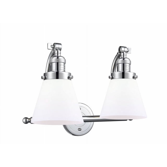 Innovations Lighting - Small Cone-2 Light Bath Vanity in Industrial ...