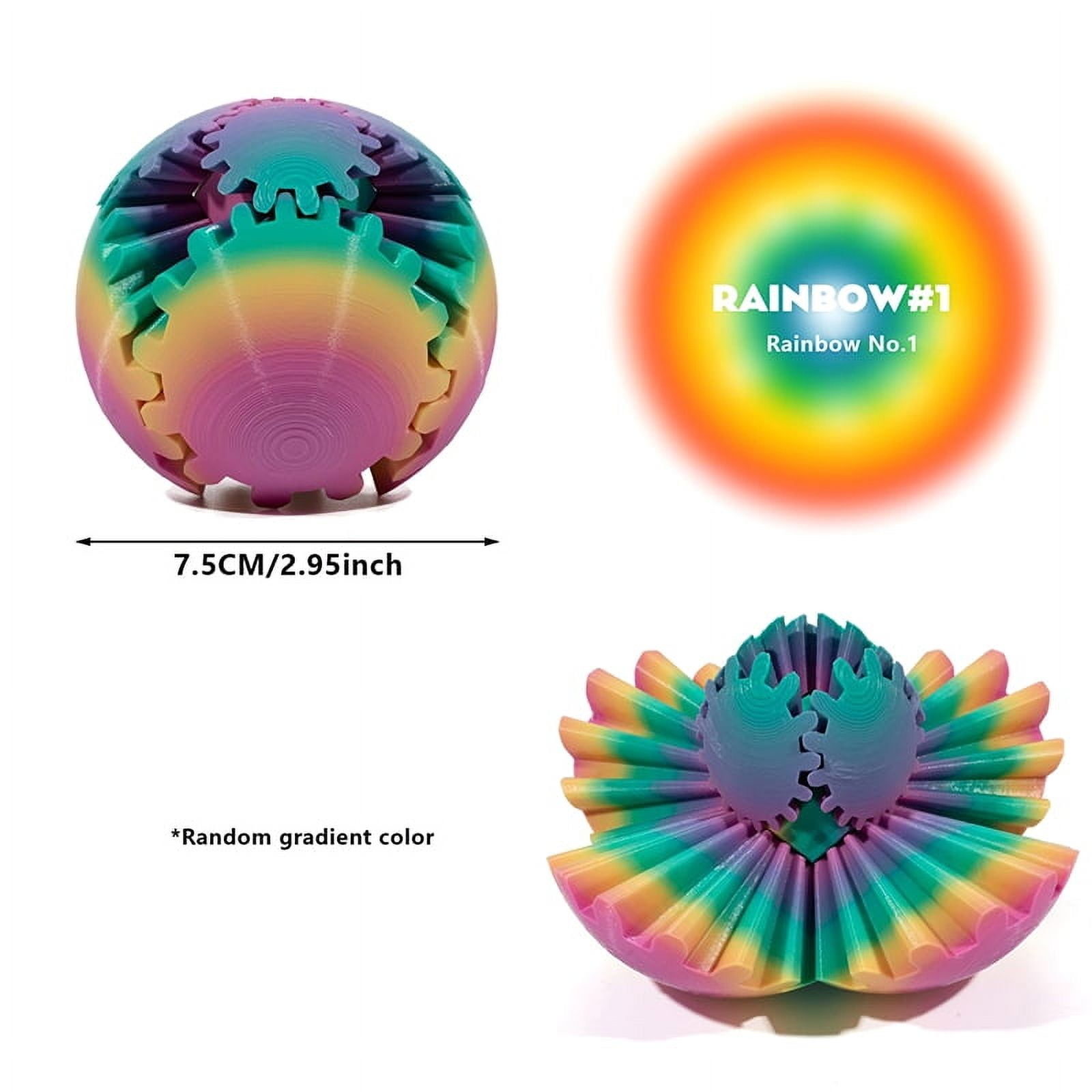 Innovative 3D Printed Gear Ball Rotating Toy Desktop Decorative Model ...