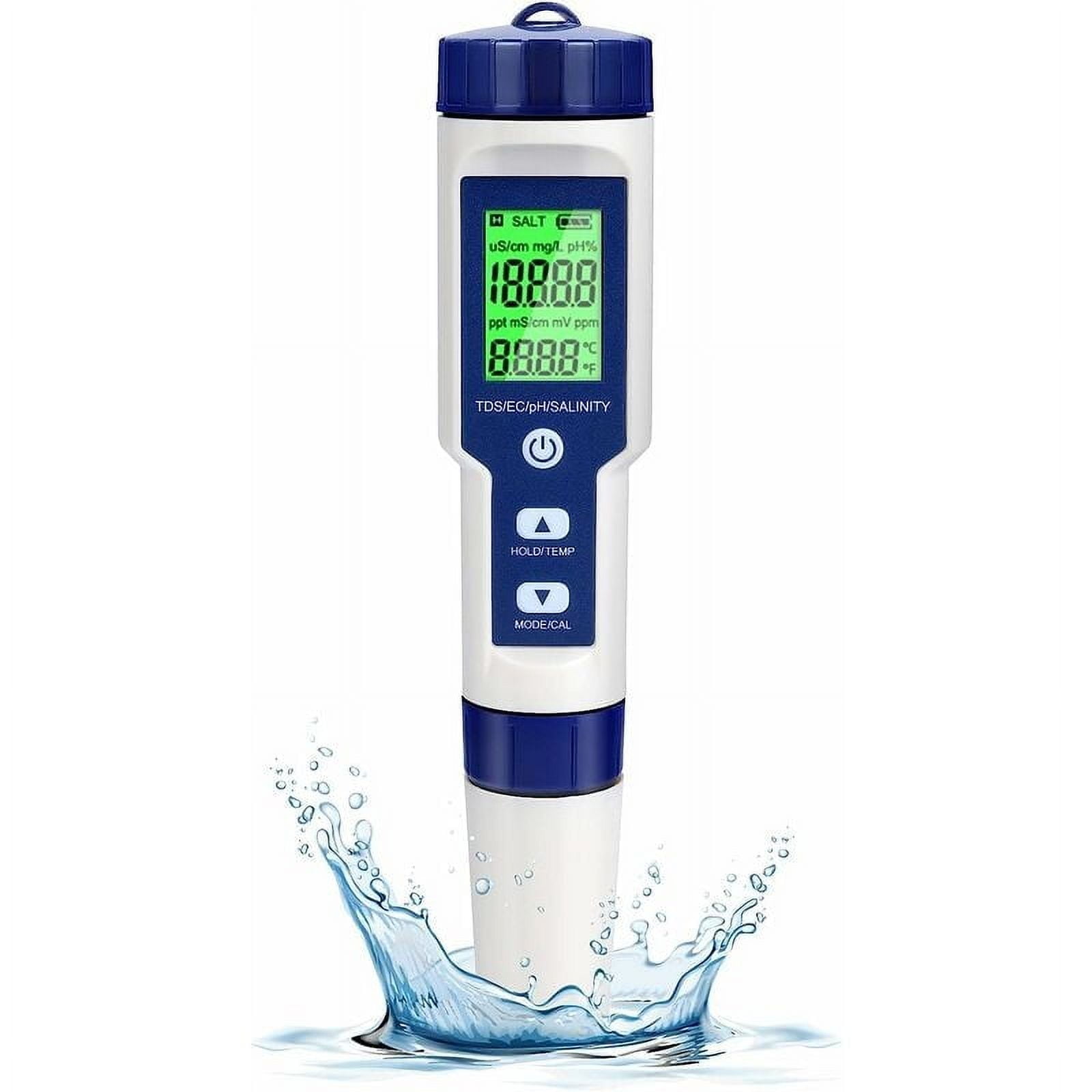 Innovative 5-in-1 Digital Water Quality Tester, High Precision PH/TDS ...