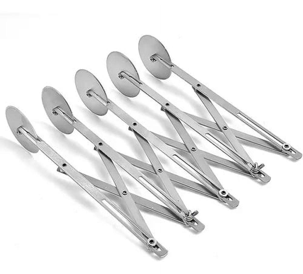 Innovative Adjustable Pastry Cutter Roller, Stainless Steel Five-Wheel ...