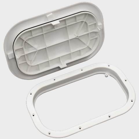 Innovative Boat Hatch Access Plate 505-055 | 9 x 14 Inch Polar White ...