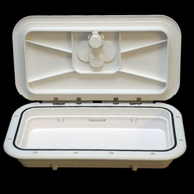 Innovative Boat Hatch Utility Box 529-045 | 8 x 14 Inch Polar White ...
