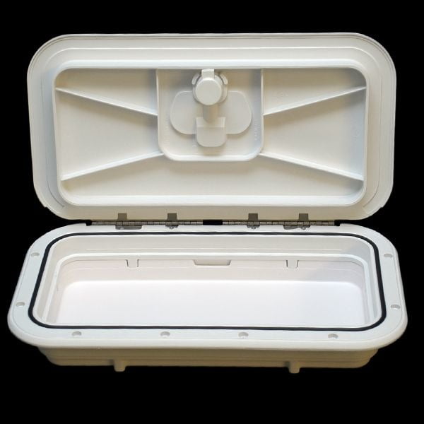 Innovative Boat Hatch Utility Box 529-045 | 8 x 14 Inch Polar White ...