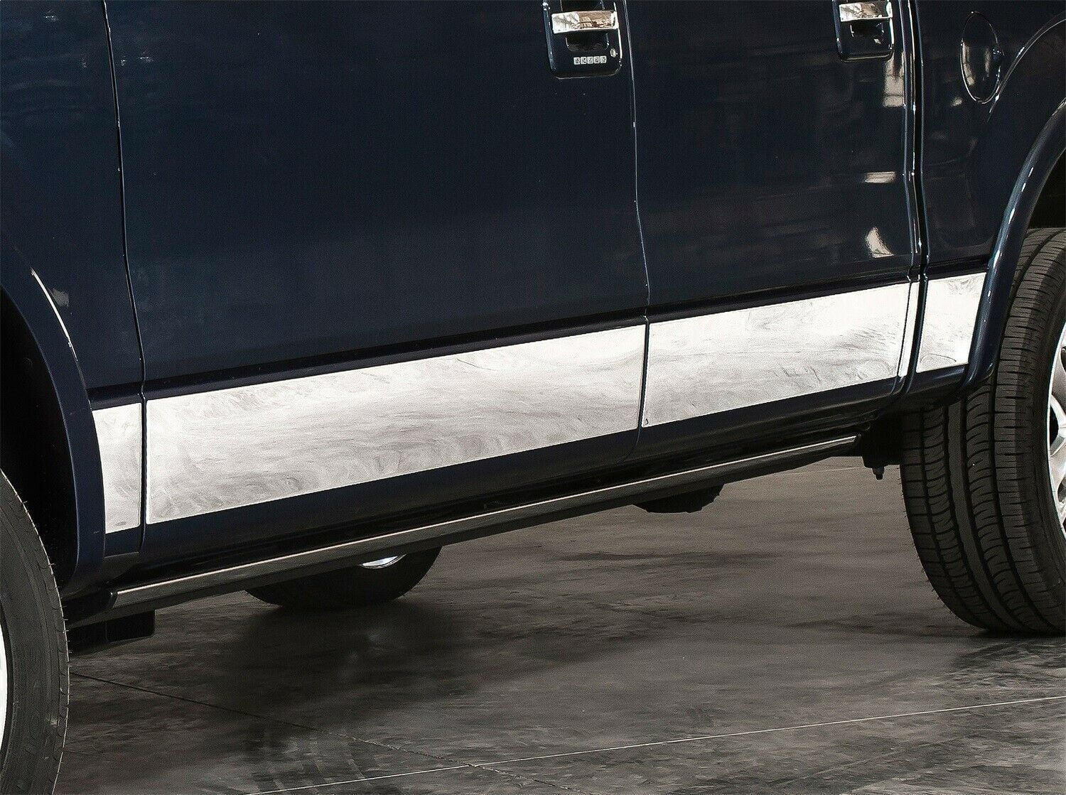 ICI (Innovative Creations) T4130-304M Rocker Panel Molding; Stainless ...