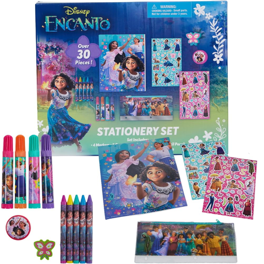 Innovative Designs Disney Encanto Kids Coloring Art and Sticker Set, 30 ...