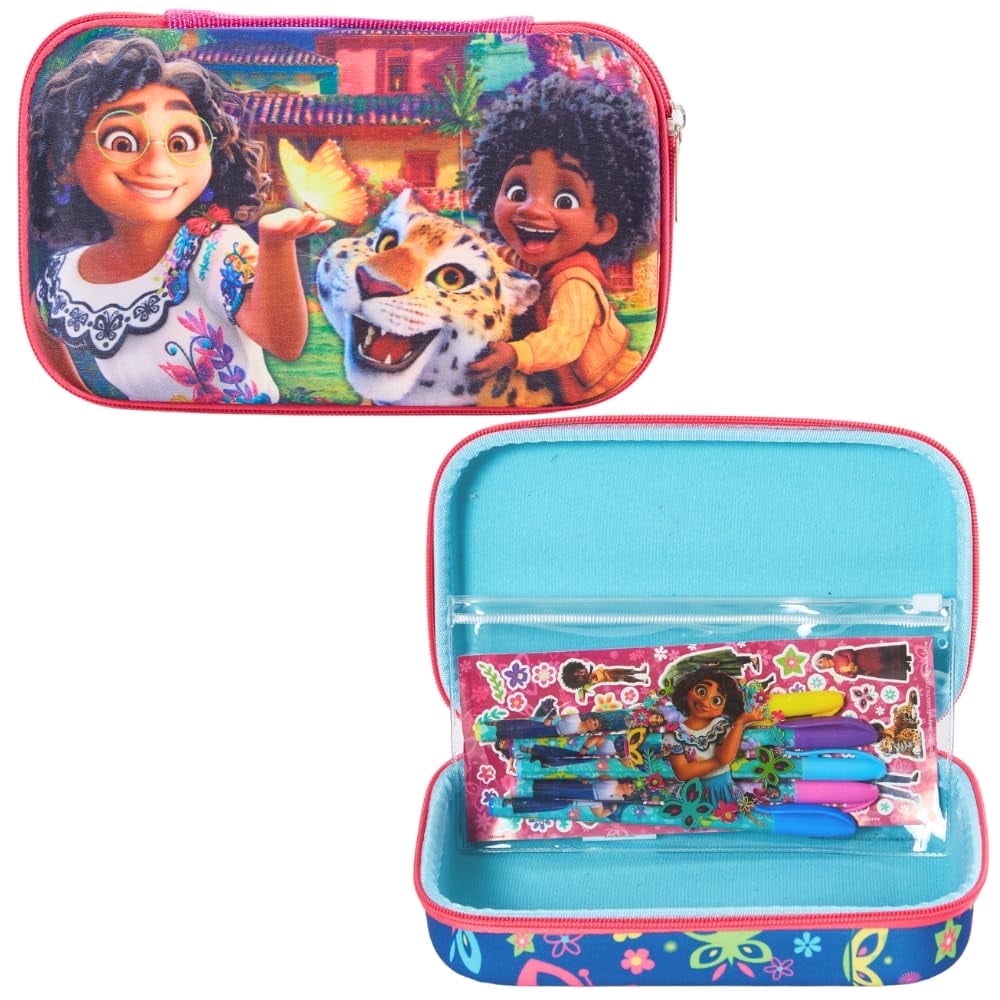 Innovative Designs Disney Encanto Pencil Case Set with Stickers and Gel ...