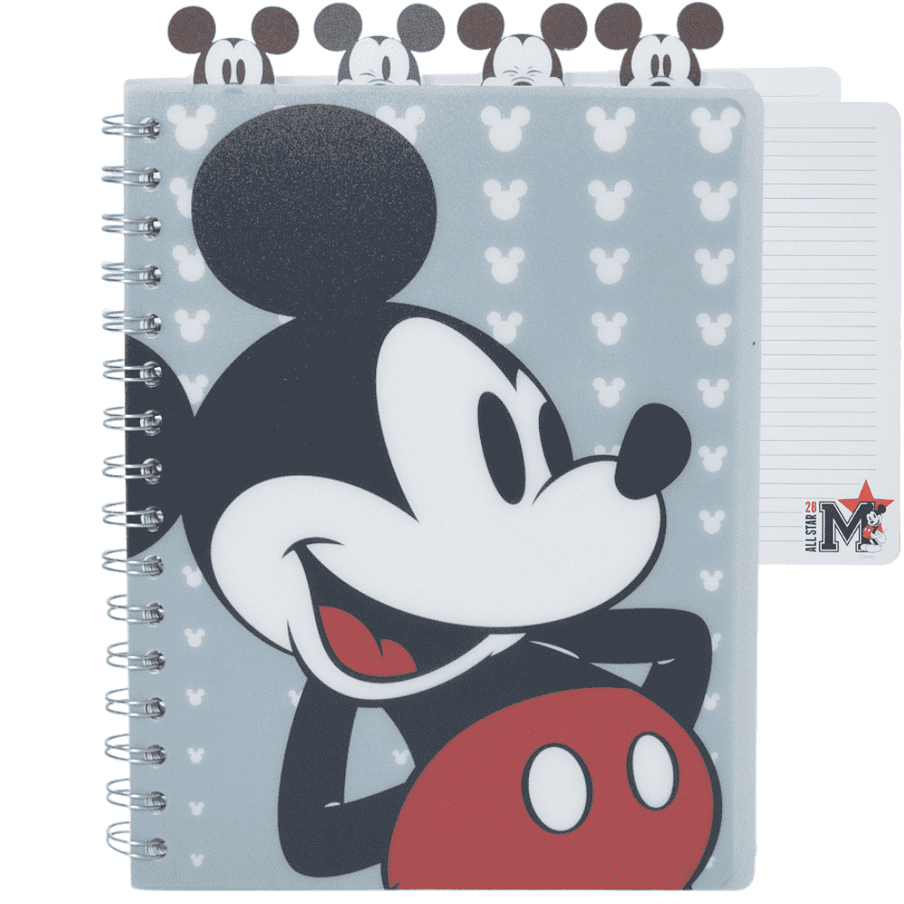 Disney Mickey Mouse 4-Tab Poly Journal - Walmart.com