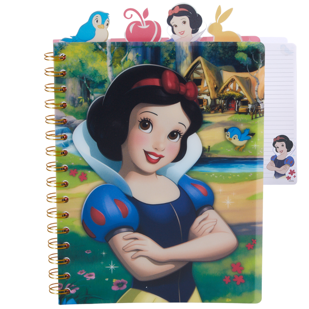 Innovative Designs Disney Snow White Tab Journal Notebook, Spiral Bound ...