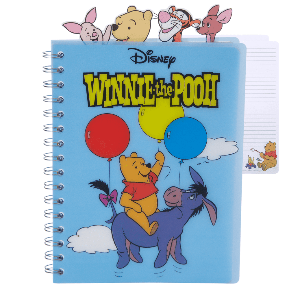 Innovative Designs Disney Winnie the Pooh Tab Journal Notebook, Spiral ...