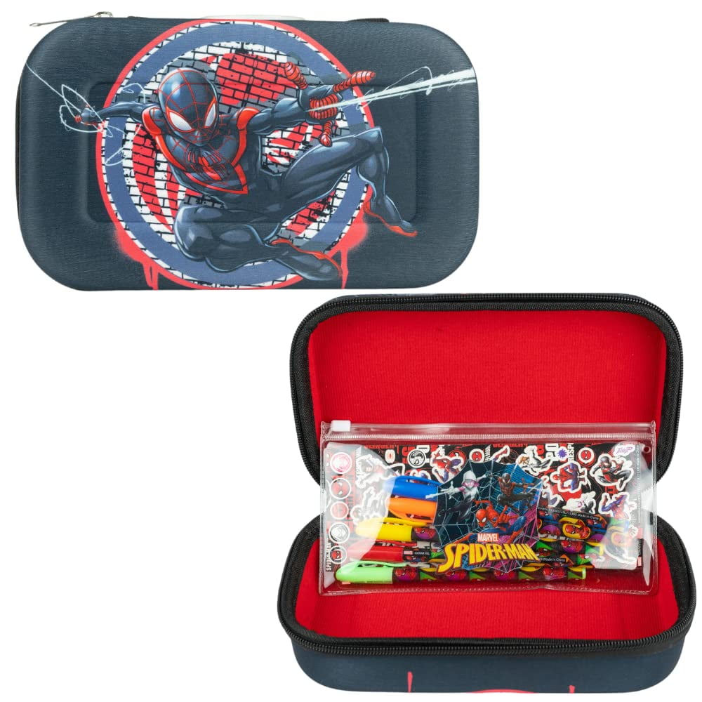 Innovative Designs Marvel Avengers Spiderman Pencil Case Set with ...