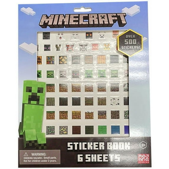 Innovative Designs - Minecraft - STICKER BOOK (6 Sheets - Over 500 ...