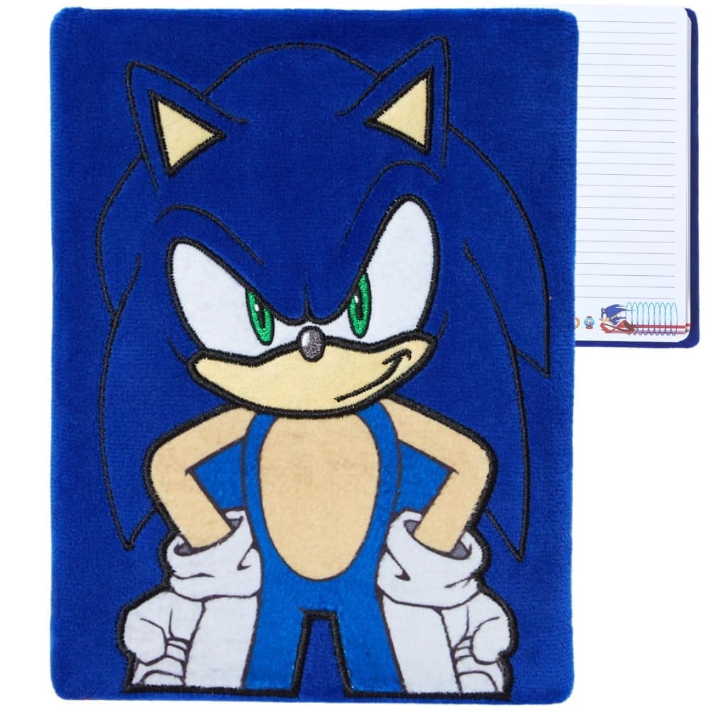 Innovative Designs Sonic The Hedgehog Plush Journal, 120 Page Lined ...