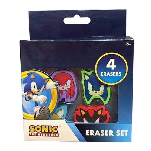 Innovative Designs - Sonic the Hedgehog 4-PACK ERASER SET [Tails ...