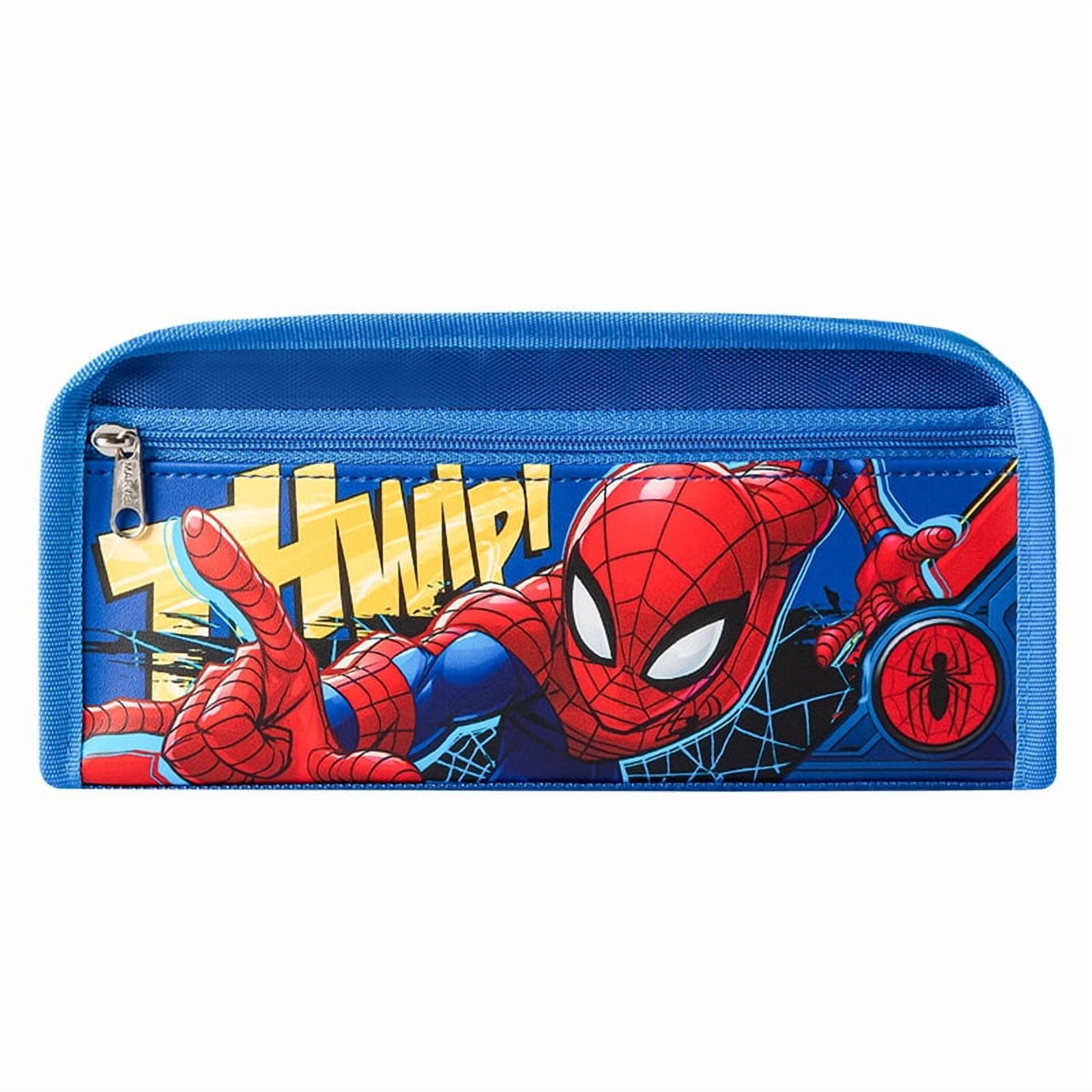Innovative Designs Spider Man Pencil Case Set, Molded with Zip Closure ...