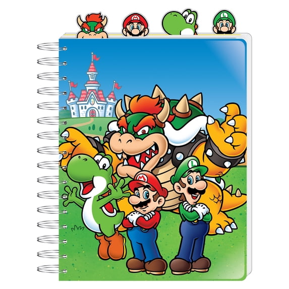Nintendo Super Mario Brothers 4-Tab Journal - Walmart.com