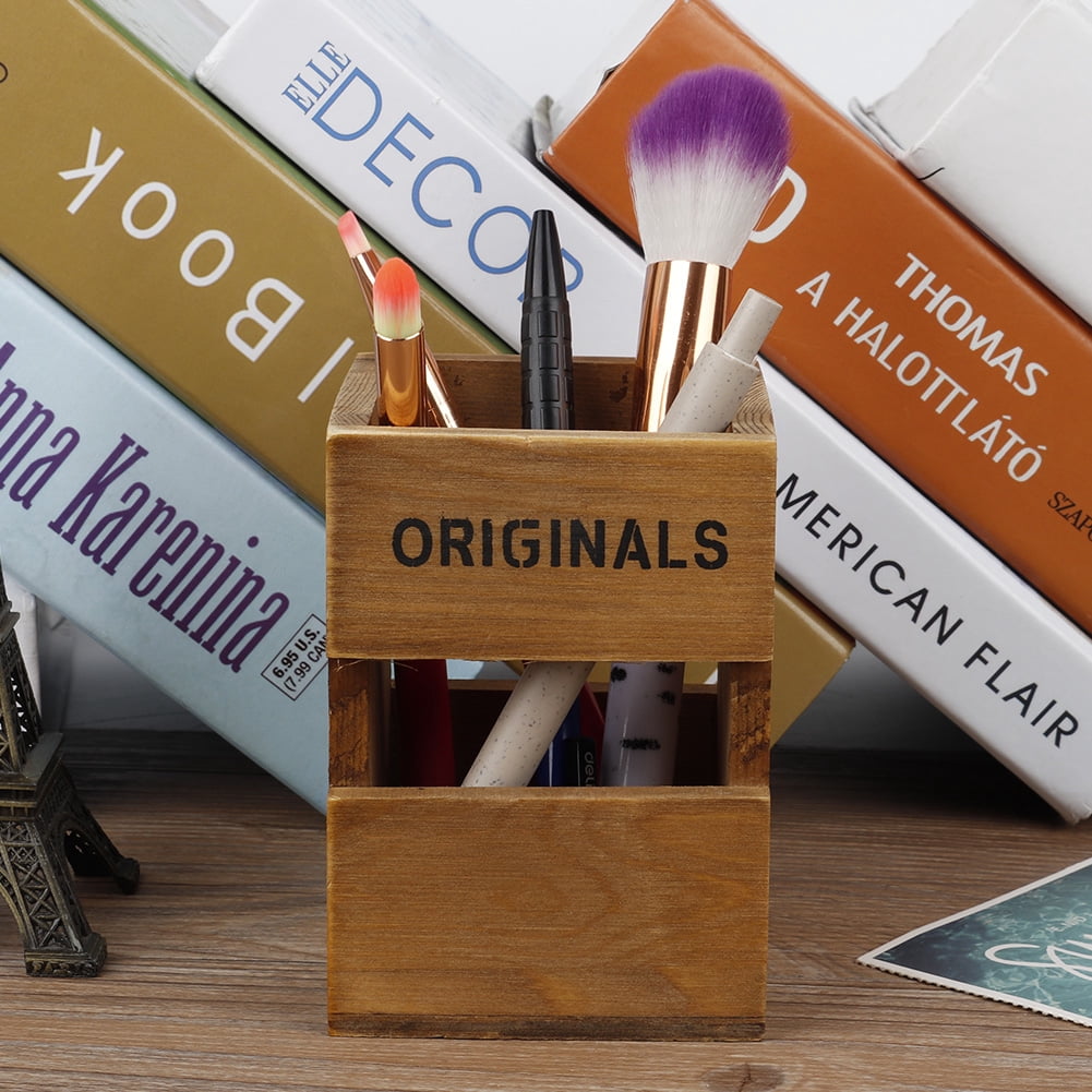 Innovative Desktop Storage Box Table Pen Holder Organizer Home Office ...
