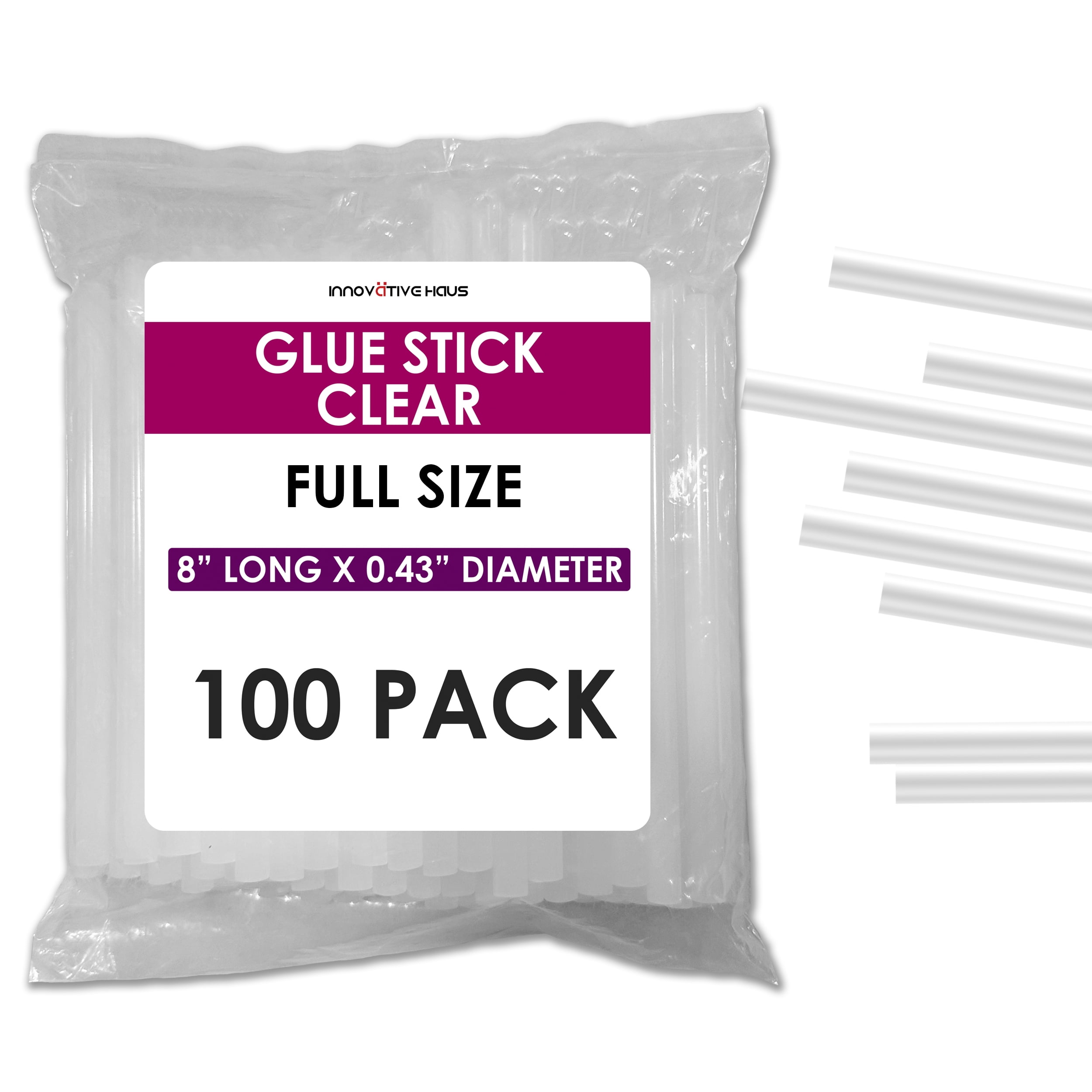 Innovative Haus Full Size Hot Glue Sticks Bulk - Fits Full Size Glue ...