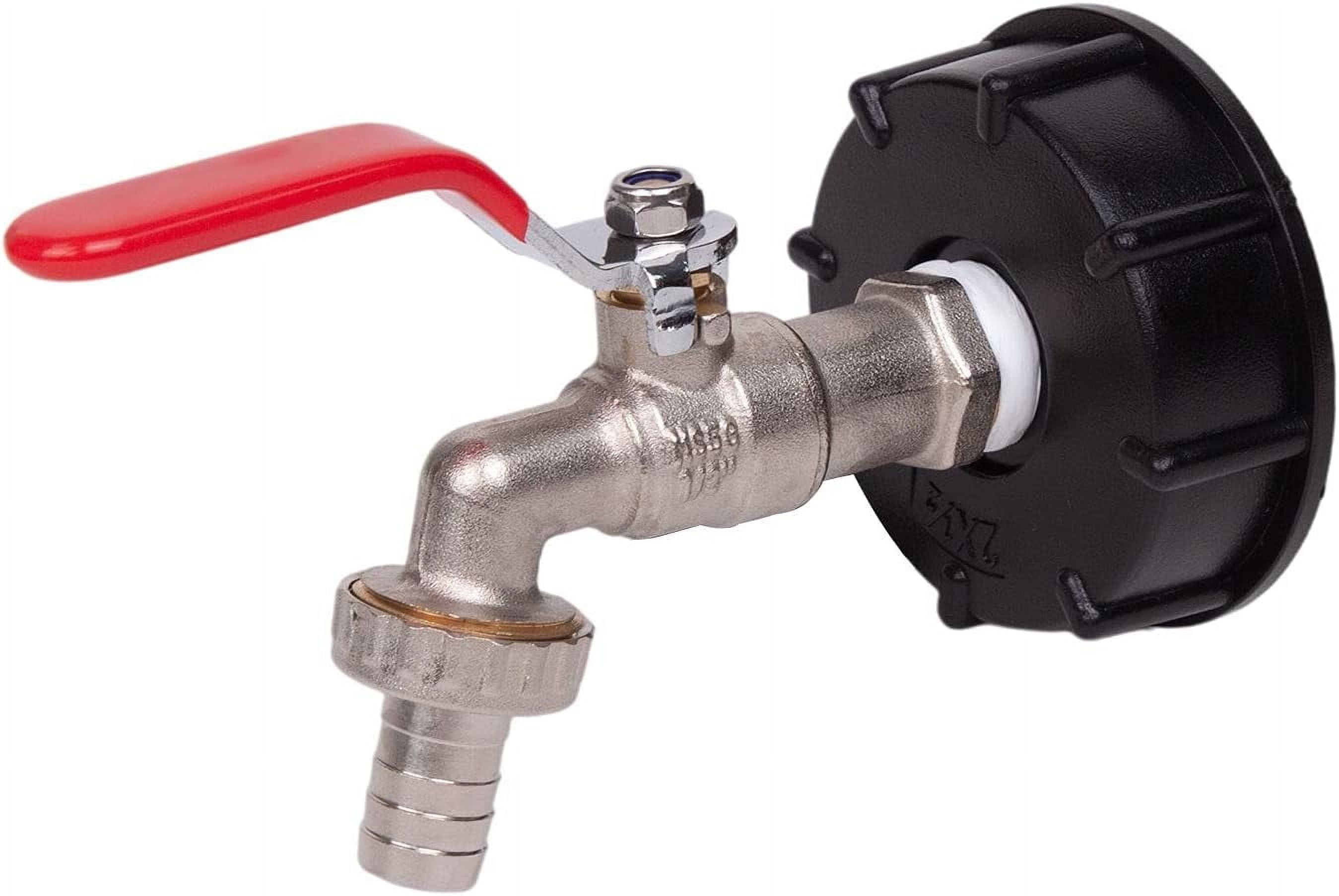Innovative IBC Tank Adapter, Stainless Steel Garden Hose Valve for 275 ...