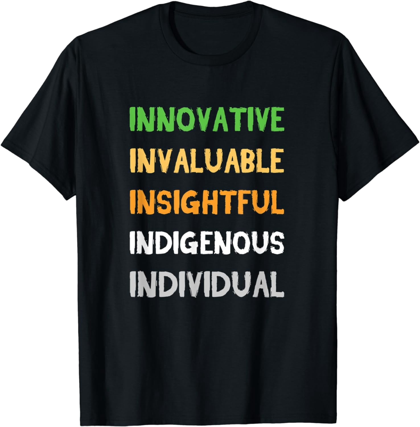 Innovative Invaluable Insightful Indigenous Individual T-Shirt ...