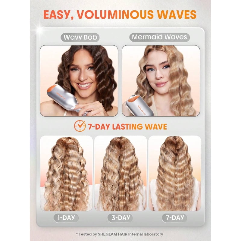 Innovative Ionic Technology Beach Babe Hair Waver,Ionic Hair Waver ...