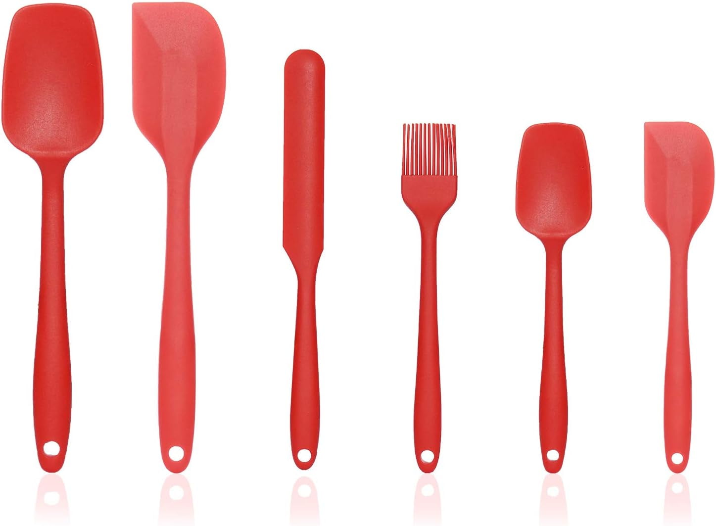 Innovative Kitchen Helper, Permanent Warranty Silicone Spatula Set Heat ...