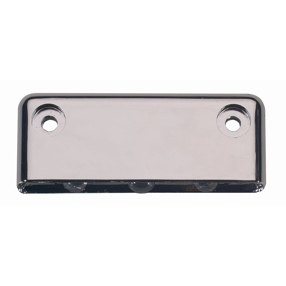 Innovative Lighting 3 LED Surface Mount Step Light - Blue w/Chrome Case ...
