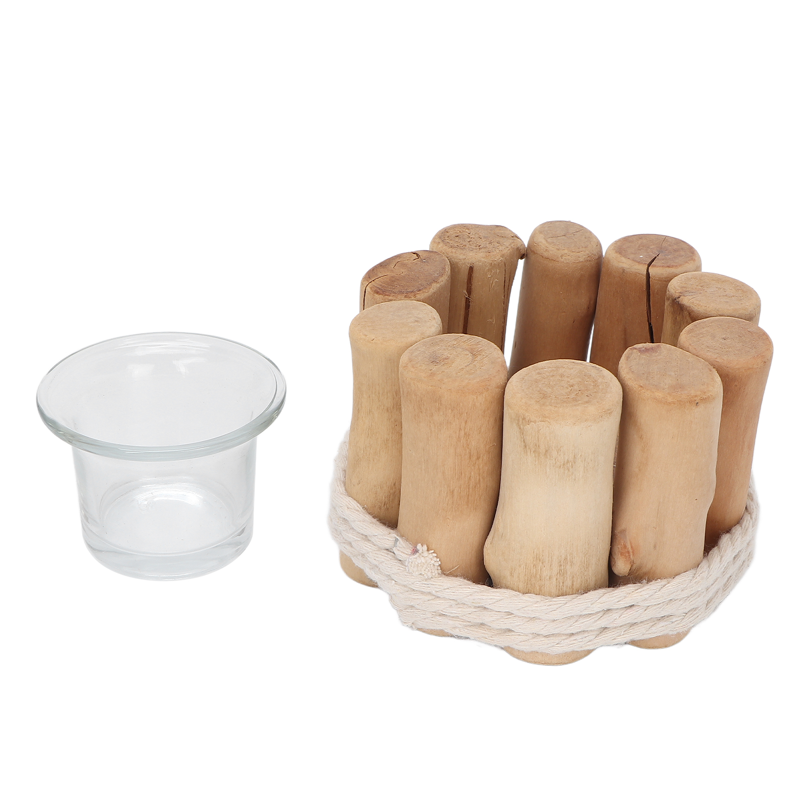 Neyseki Innovative Log Candle Holder Aromatherapy Candlestick Holder ...