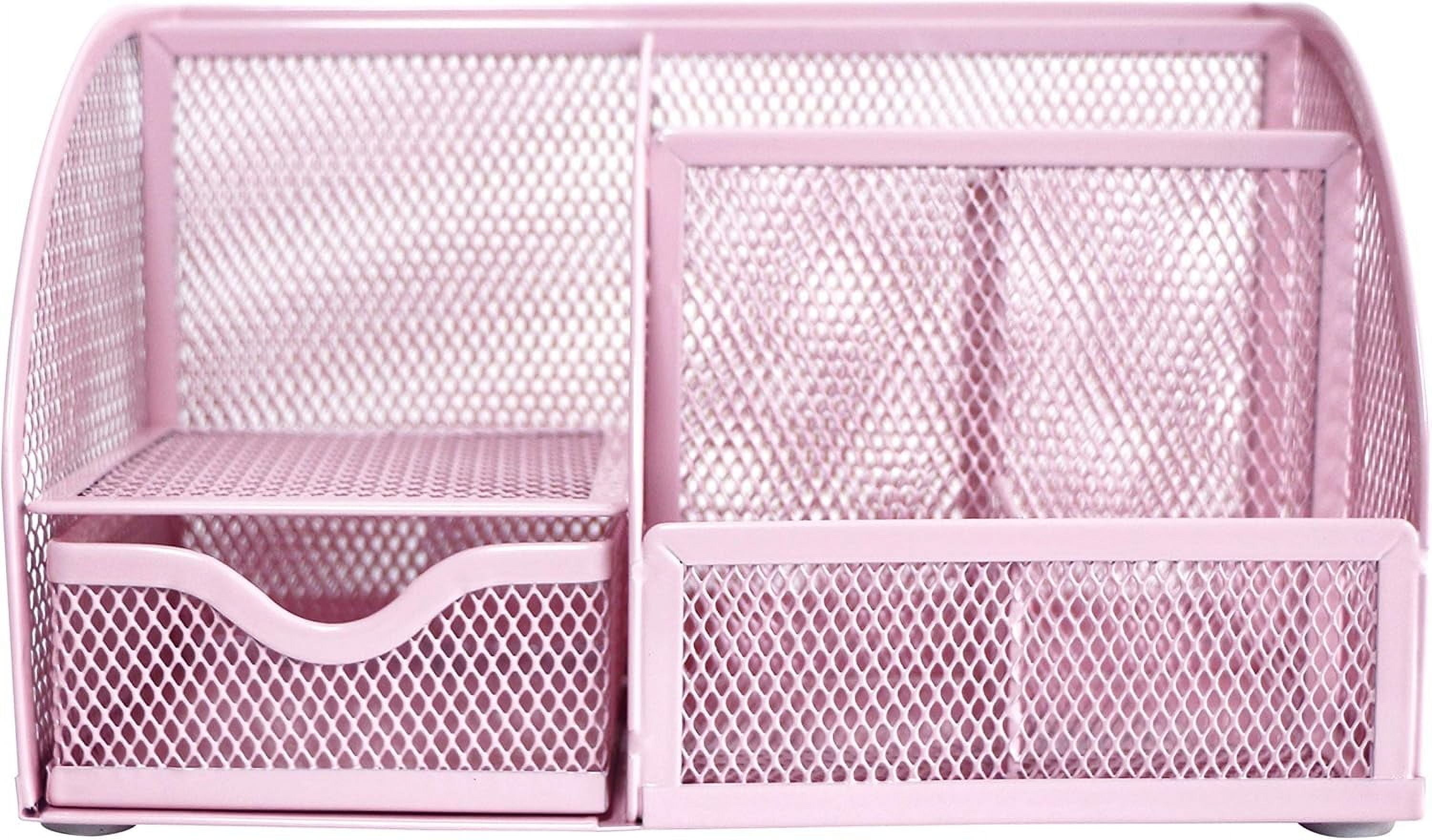 Innovative Mesh Desk Organizer, Multifunctional Organizer with Seven ...