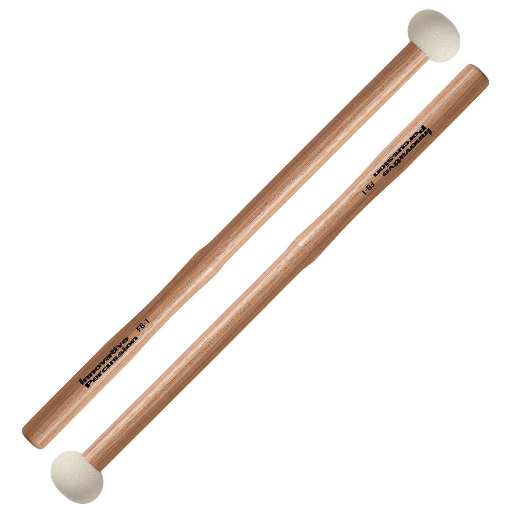 Innovative Percussion FB1 Hard Marching Bass Drum Mallets w/ Heartwood ...