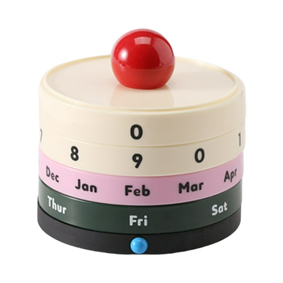 High Aesthetic Rotating Perpetuals Calendar Desk Accessories Ideal For ...