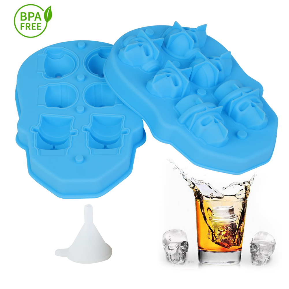 Innovative Skull Ice Cube Mold, Realistic Skull Shaped Ice, Perfect for ...