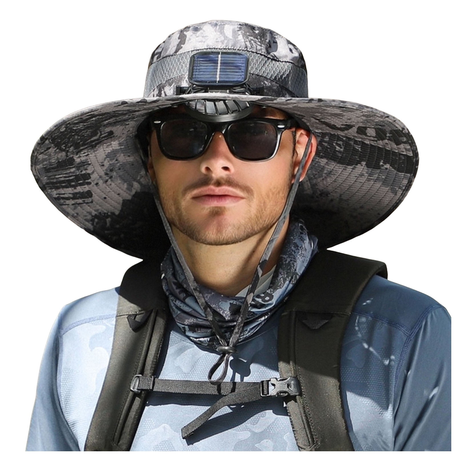 Innovative Solar Fan Outdoor Hat , Stay Cool in Style, G - Walmart.com
