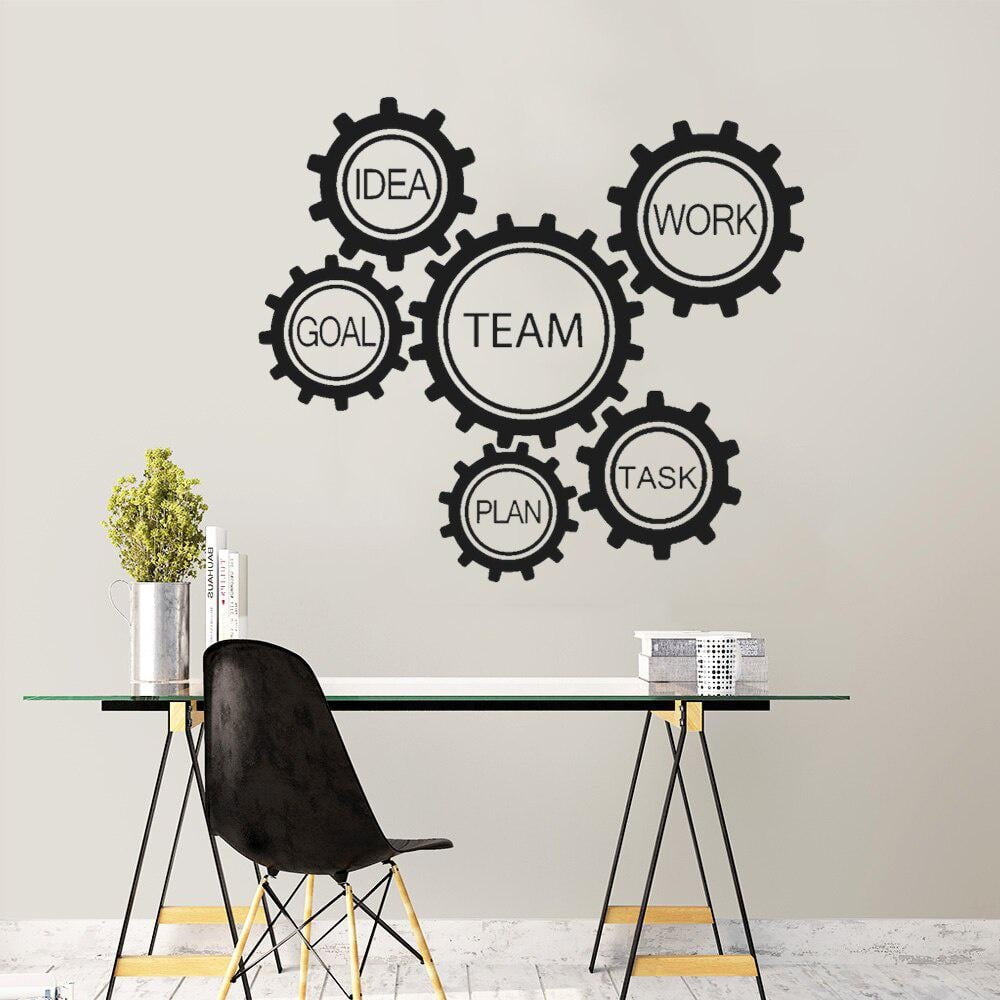 Innovative Teamwork management Wall Sticker Decal Team Work Sticker ...