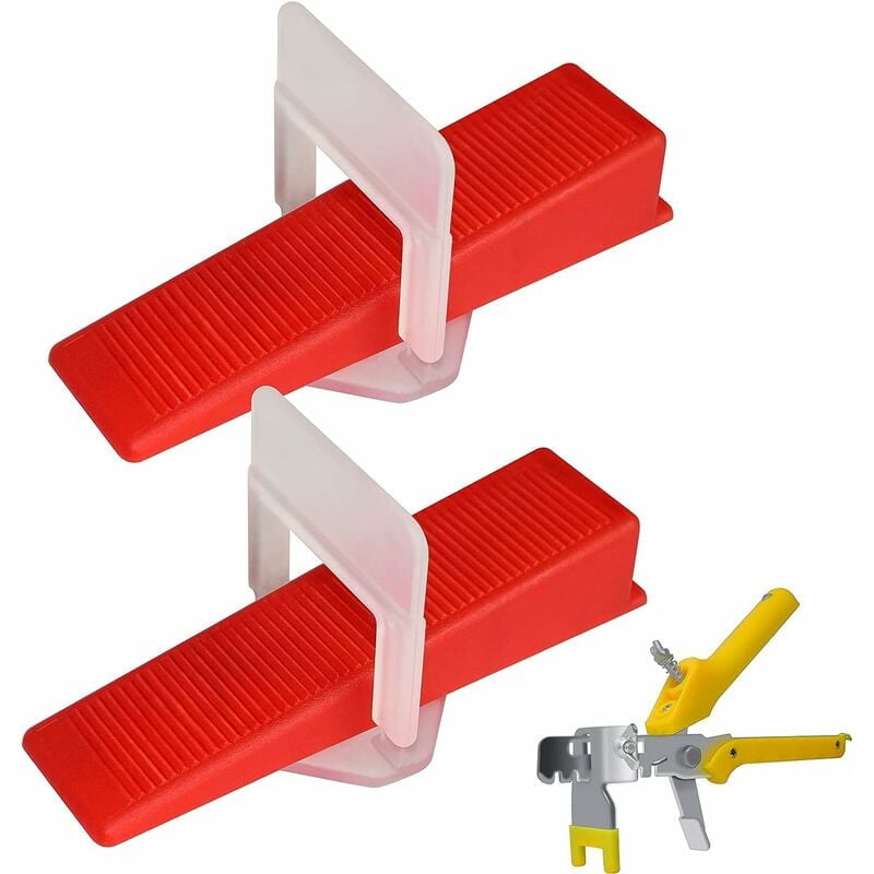 Innovative Tile Leveling System, Upgraded PVC Material, 1/8 Inch Tile ...
