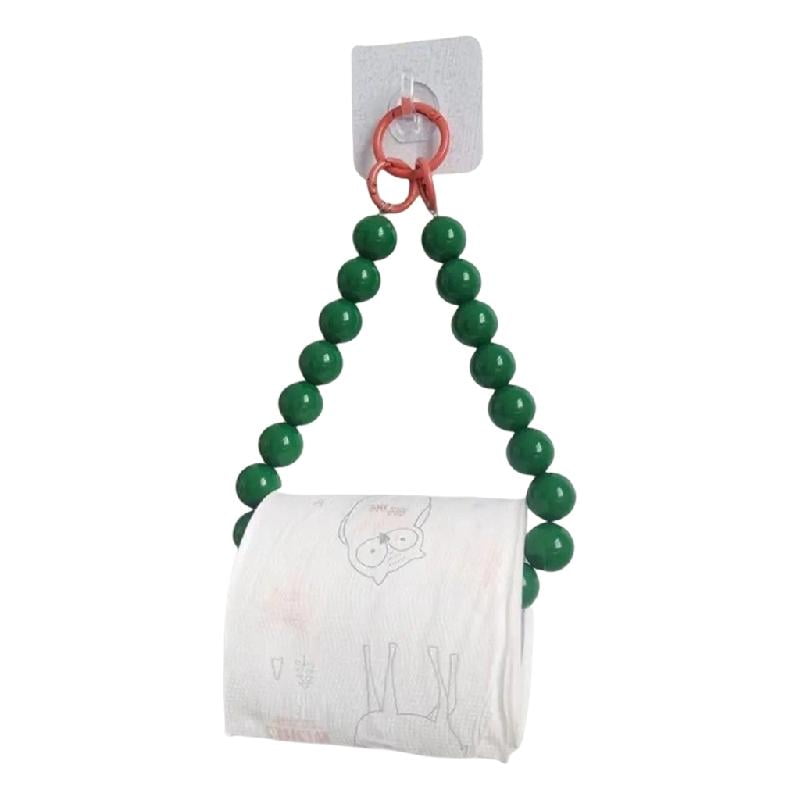 Innovative Tissue Storage Solution Colorful Hanging Beaded Toilet Paper ...