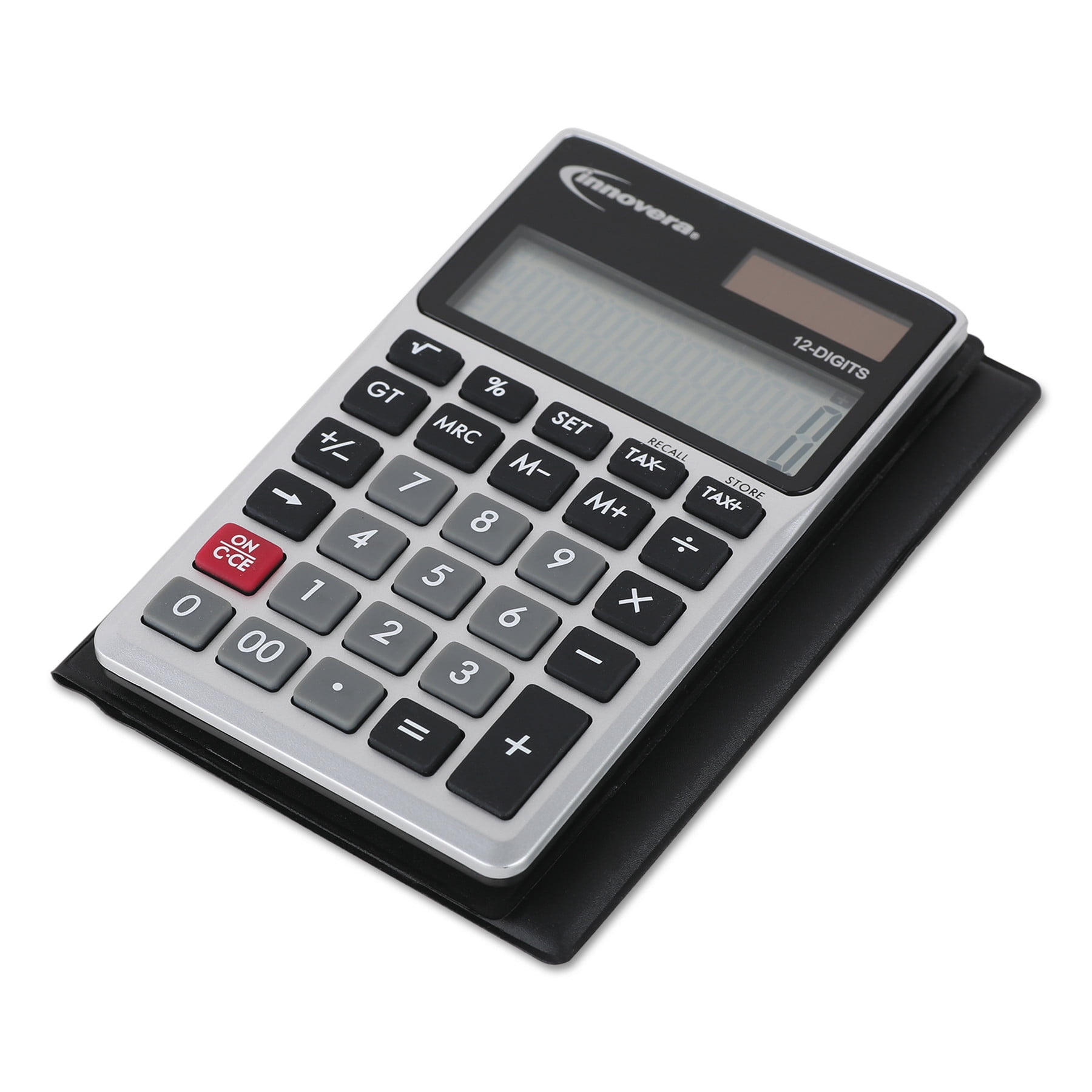 Innovera 12-Digit LCD Handheld Calculator, Black - Walmart.com