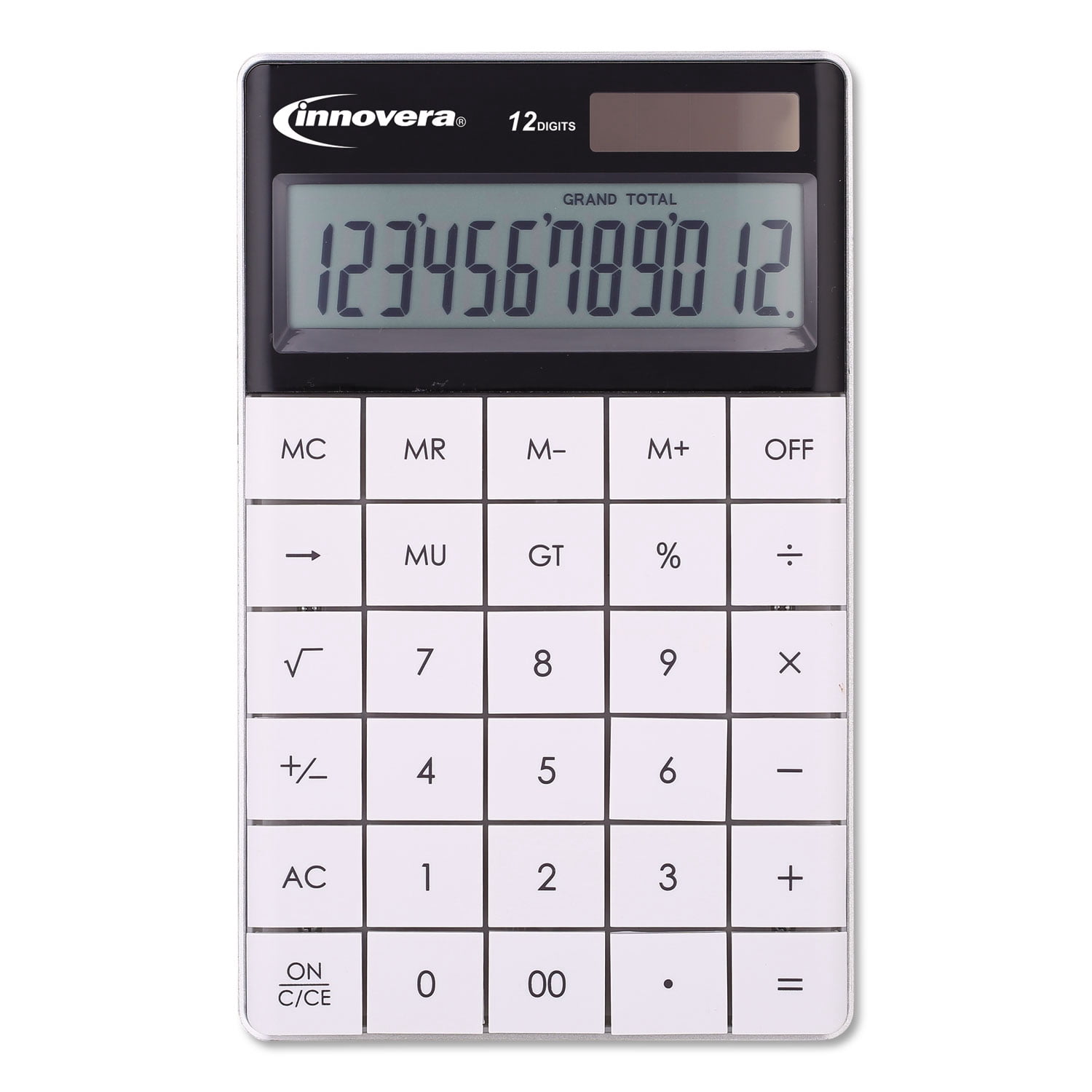 Innovera 15973 Large Button Calculator, 12-digit, Lcd - Walmart.com