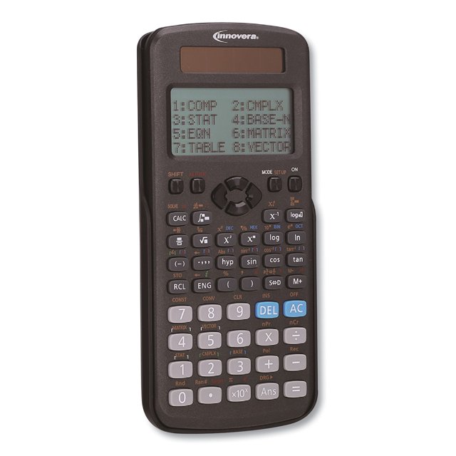 Innovera Advanced Scientific Calculator, 417 Functions, 15-Digit LCD, Four Display Lines ...