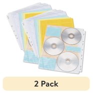 Innovera Cd/dvd Three-ring Refillable Binder, Holds 90 Discs, Midnight Blue/clear - Walmart.com