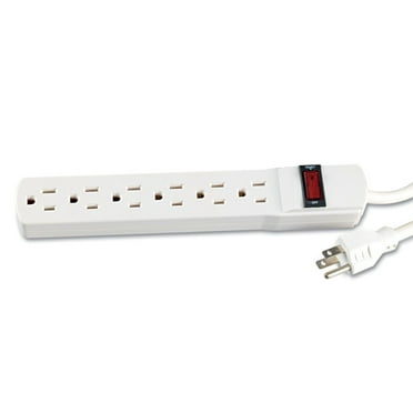 Wiremold PM36C 40" Ivory Plugmold On Wall 6 Outlet Power Strip ...